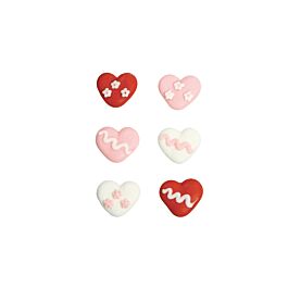 O'Brien Bakery - SUGAR PIPED ASSORTED HEARTS O'Brien Ingredients